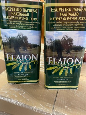 ELAION EVOO 5 Liter Natives Olivenöl EXTRA aus KRETA 0,25% ÖlSäure-MHD ...