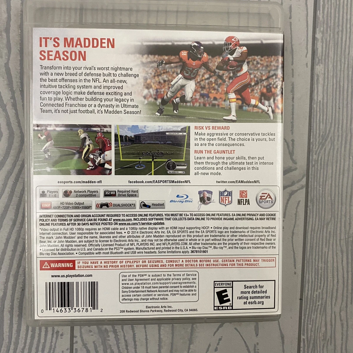 Madden 15 Richard Sherman Ps3