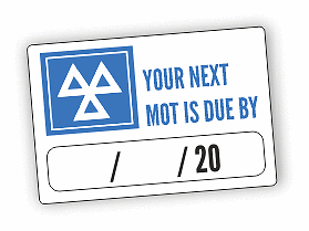 10 x Next MOT Due Stickers - 76mm x 51mm - Service - MOT | eBay