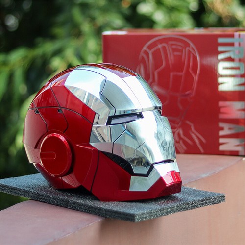 IN US! Iron Man MK5 1:1 Wearable Helmet MARK V/MASK Voice-controlled ...