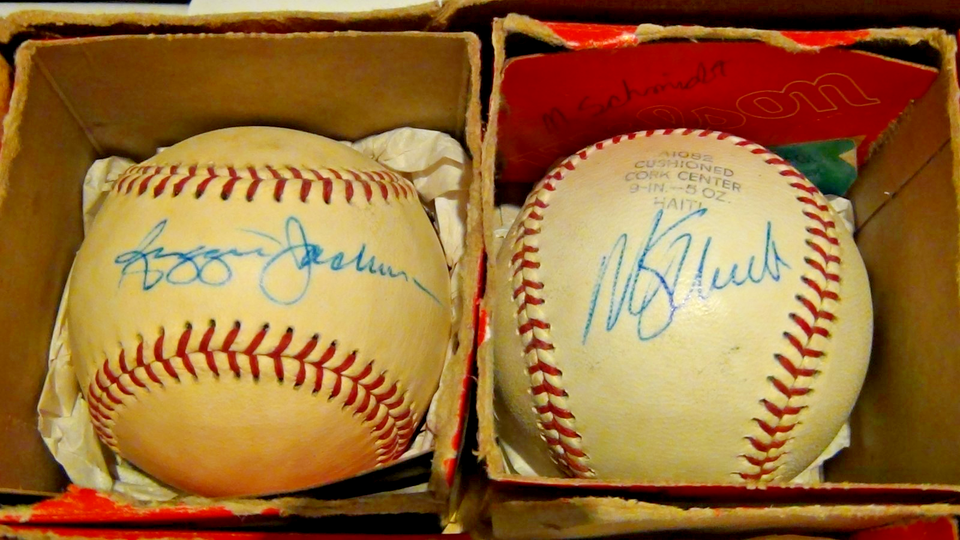 1980 SUPERSTARS Competition Signed Baseballs (8) - Schmidt, Brett ...