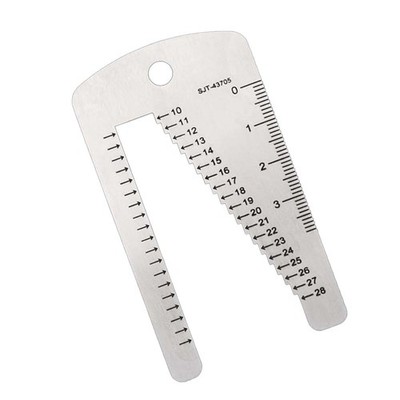 Leather Craft Tool Buckle Size Measurement Template Ruler For Crafting ...