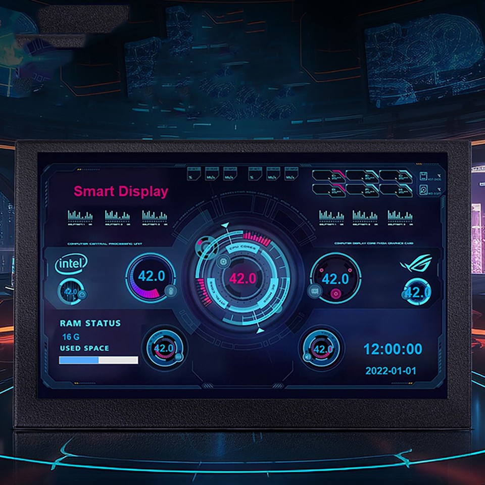 5" USB TYPE-C Secondary Screen IPS CPU GPU RAM Monitor Display Exempt AIDA64 | eBay