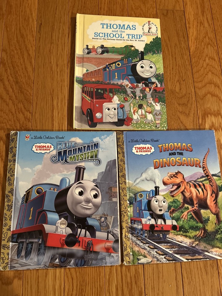 Lot Of 3 Thomas The Tank Engine Books (Includes 2 Little Golden Books ...
