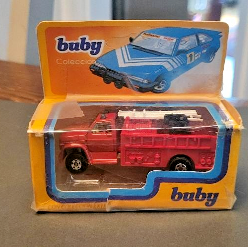 Buby Collectors diecast fire truck 1:87 scale nib vintage rare ...