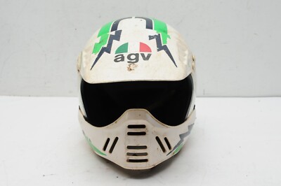 Vintage AGV Motorcycle Helmet 7 1/8 | eBay
