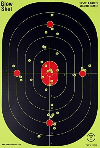 Glowshot 12X18 Inch Splatter Target 50 Pack For Bb And Large Caliber ...