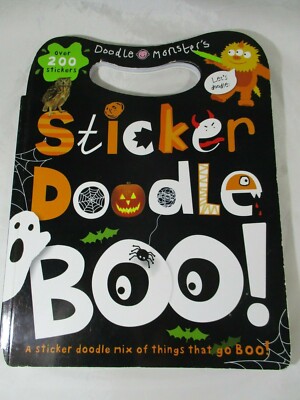 Doodle Monsters Sticker Doodle Boo! Activity Book Over 200 Stickers ...