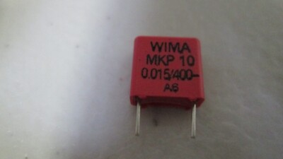 9 LOT WIMA film capacitor .015 uF 400 volt film. MKP1G021502E00KSSD | eBay