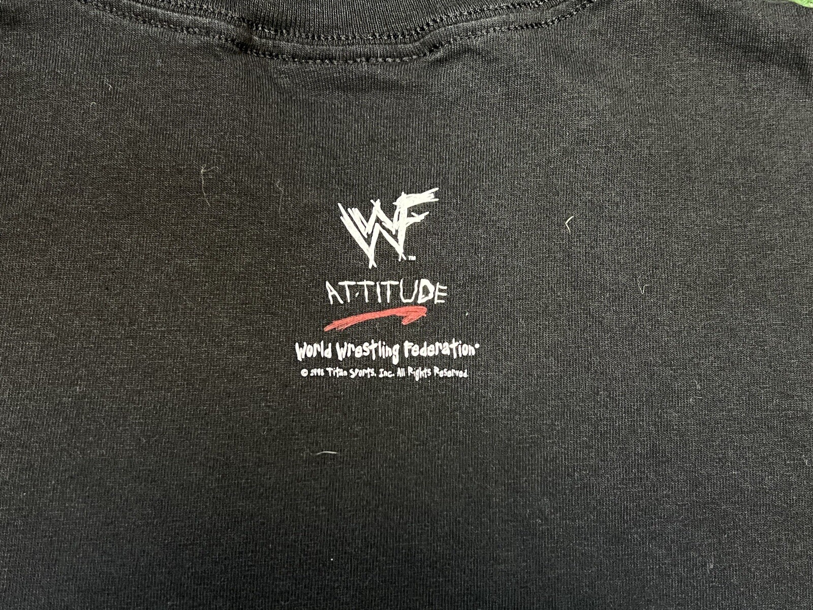 Vintage WWF 1998 SCSA Property Of Stone Cold Shirt Si… - Gem