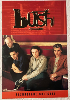 Bush 1996 Promo Poster Razorblade Suitcase Gavin Rossdale | eBay