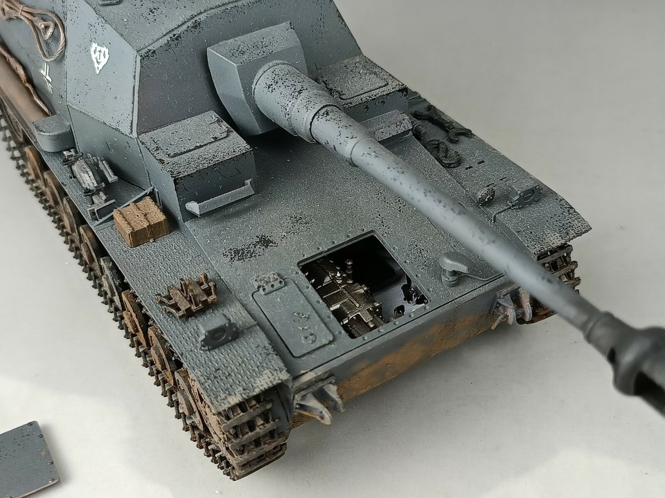 1/35 Built Trumpeter 00348 WWII German Pz.Sfl. IVa “Dicker Max” Tank ...