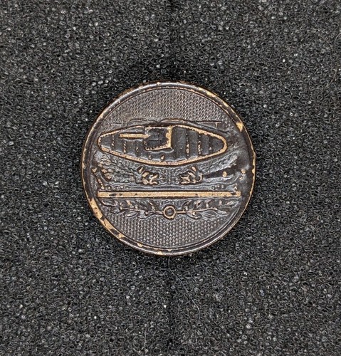 Collar Badge Troop Tankiste USww1 Char De Combat French Made Tanks See ...