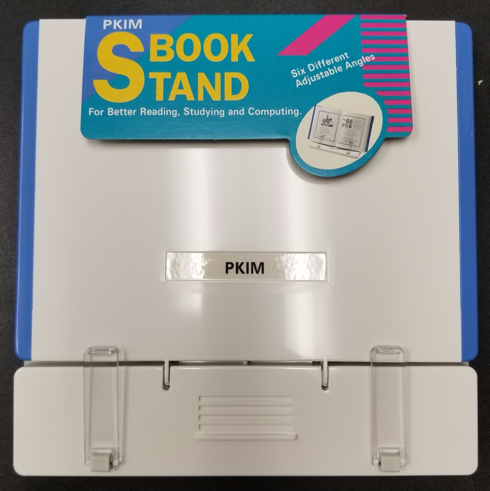 BLUE BRAND NEW BOOKSTANDS PORTABLE ADJUSTABLE BOOK DOCUMENT STAND ...