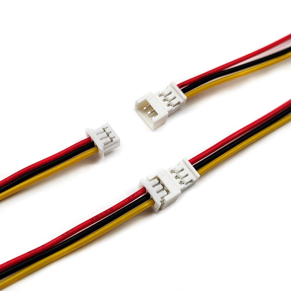 10 Pairs JST Connectors 1.25mm 3 Pin Micro Male and Female Connector ...