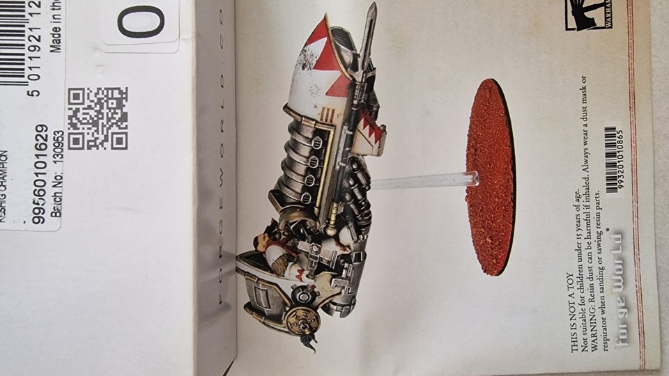 045 White Scars Golden Keshig Champion Forge World BNIB Warhammer 40K ...