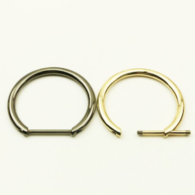 Detachable Openable Screw Semi-circle Ring Buckle Clasp Handbag Purse ...