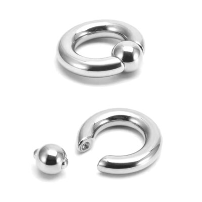 1 Pc Surgical Steel Large Size BCR Ball Close Ring PA Ear Ring Prince ...
