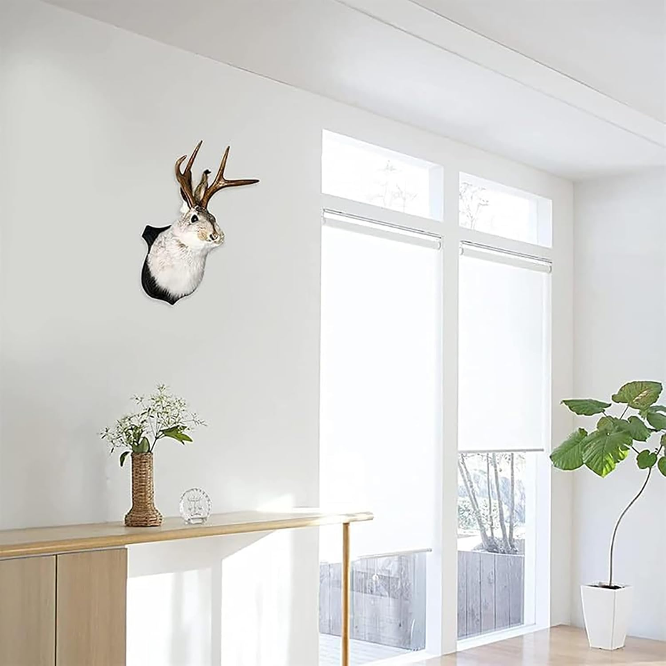 Jackalope Mount, Jackalope Taxidermy, Animal Head Wall Decor, Deer Head ...