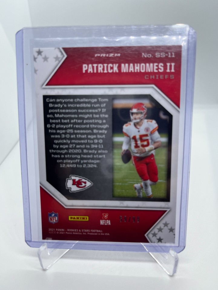 2021 Rookies & Stars Patrick Mahomes Star Studded Red Parallel SSP 73/ ...
