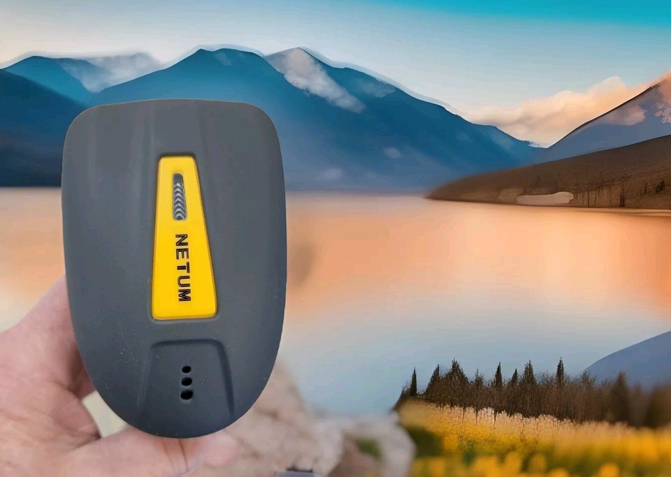 Netum NT-1202W Yellow Black Upgraded QR Industrial Bluetooth Barcode ...