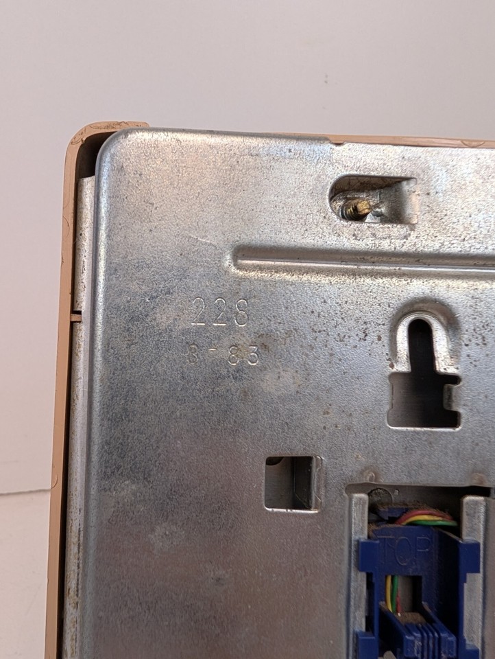 Vintage Rotary Wall Phone Beige 1981 Western Electric Bell 554 BMP | eBay