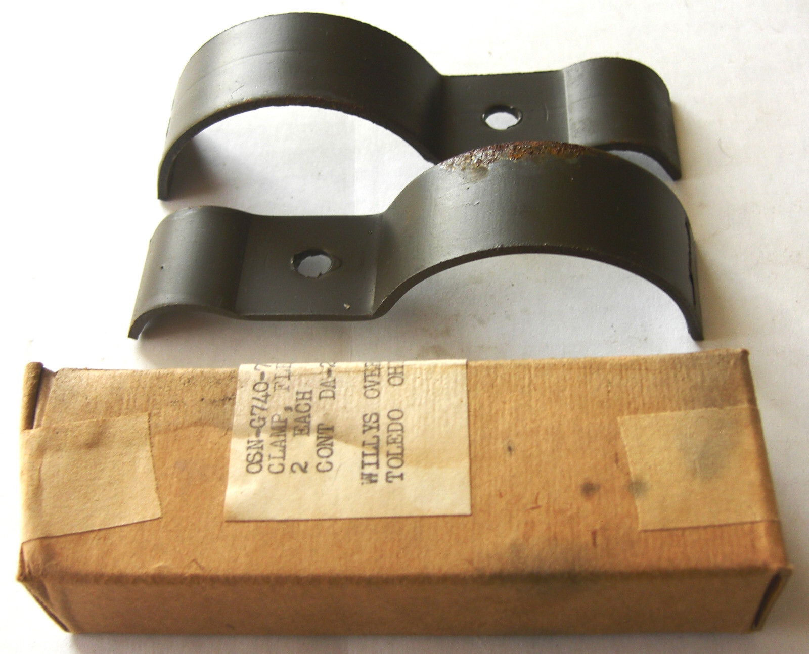 Willys M38-A1 (CJV35U-800765) NOS Deep Water Fording Brackets full box ...