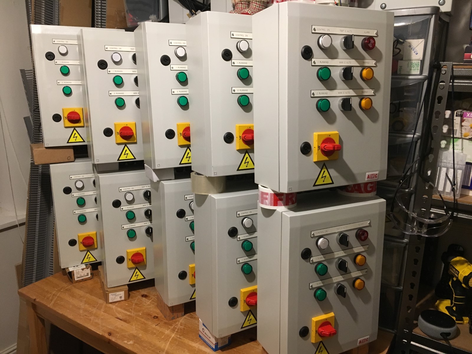 SUMP PUMP CONTROL PANEL MOTOR STARTER PANEL FLOAT SWITCH