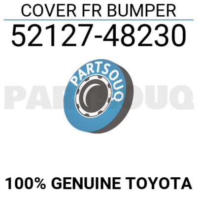 5212748230 Genuine Toyota COVER FR BUMPER 52127-48230 | eBay