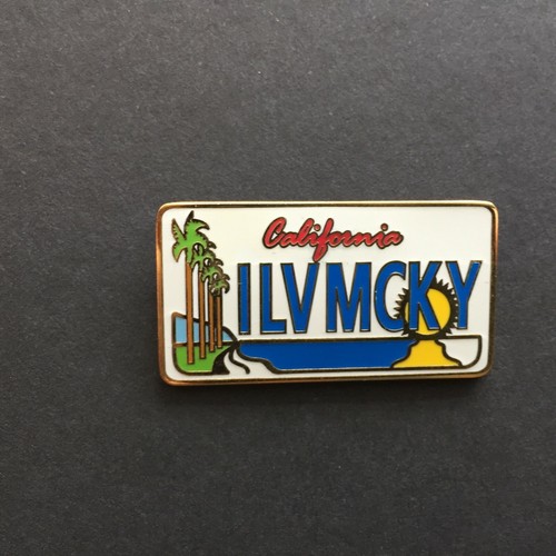 DLR - California ILVMCKY License Plate Disney Pin 4928 | eBay