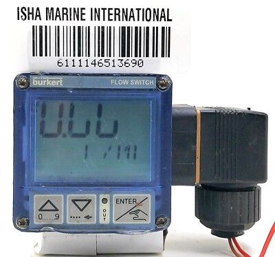 Burkert 419129 Lnline Flow Switch With Digital Display | eBay UK