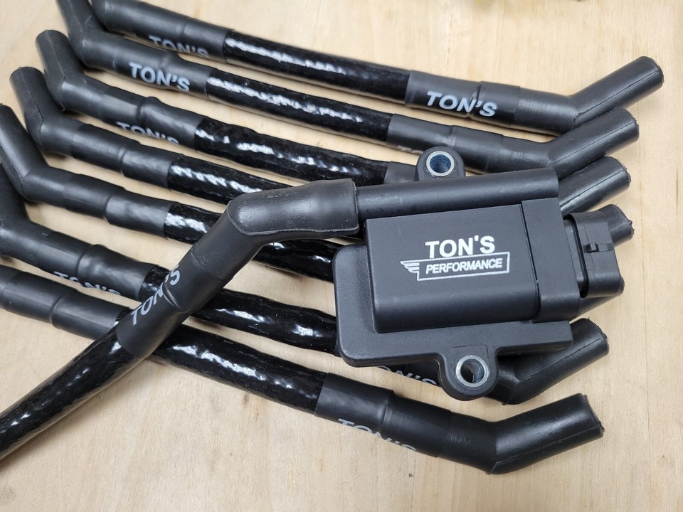 Ton's IGN1A Smart coil converted LS LSX Spark plug wire set 10mm ...