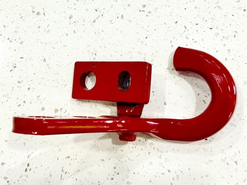 2018-2024 JEEP WRANGLER JL RUBICON REAR BUMPER RED TOW HOOK OEM ...