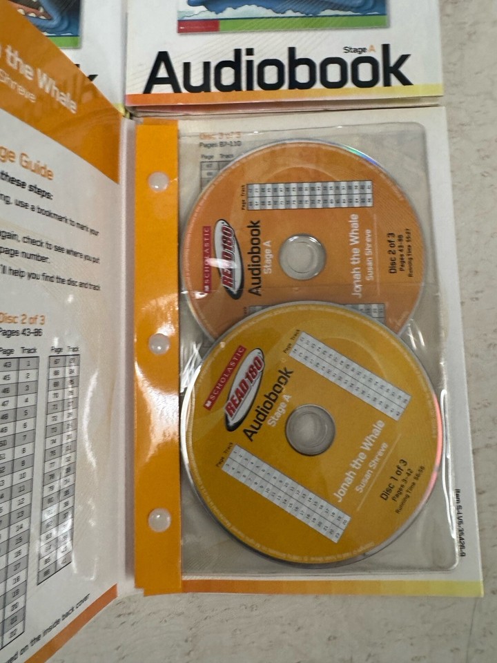 Scholastic Read 180 Audio Books Cds (Lot Of 30 Audio Books. Stage A ...