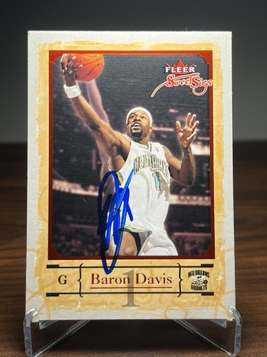 Baron Davis Signed Autographed 2004-05 Fleer Basketball Card #23 ...