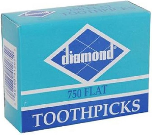 Diamond, Flat Toothpicks, Count 1 (750 Pcs) - Household Accessories | eBay