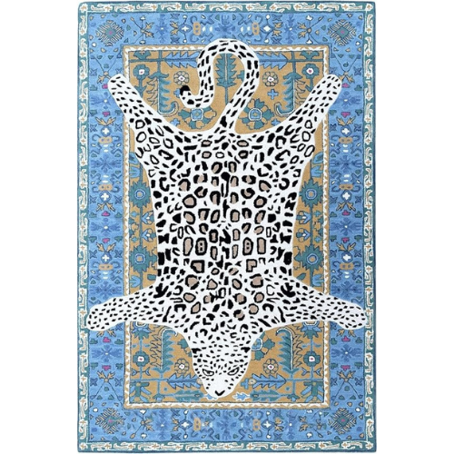 rug animal tufted design rugs handmade area woolen hand wool carpet for ...