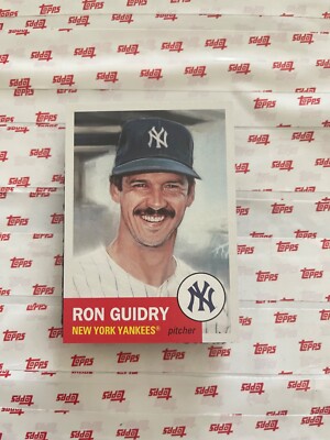 TOPPS BASEBALL MLB LIVING SET CARD NEW YORK YANKEES RON GUIDRY #619 | eBay