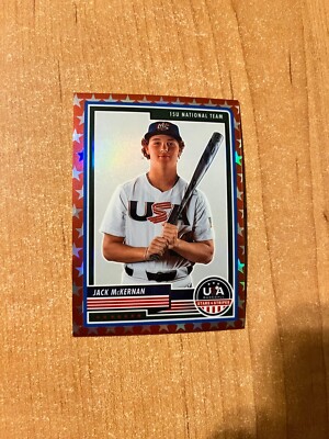 2023 Stars & Stripes - Jack McKernan - #32 Red Stars Prizm Parallel #d ...