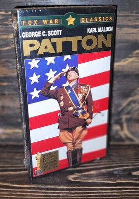 Patton Factory Sealed VHS Video Tape Movie New Brand WW2 Rare ...