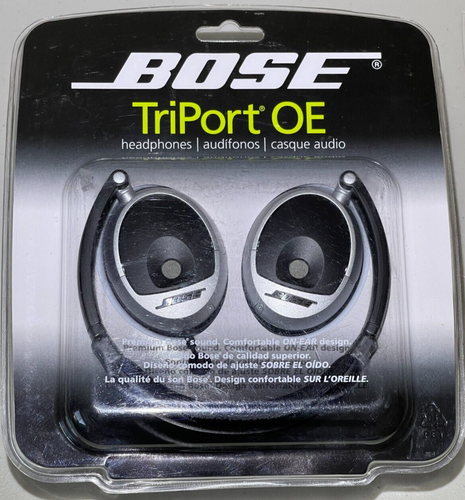 BOSE Triport OE On-Ear Wired Headphones Headset Earphones w Collapsible ...