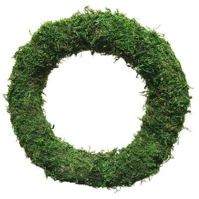 2 x 10" 12" 14" Padded Moss Effect Wreath Rings Christmas Making Bases ...