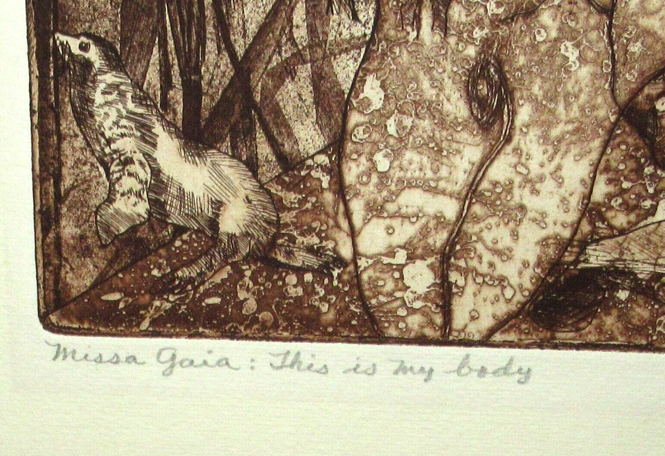 MISSA GAIA "THIS IS MY BODY" LIMITED EDITION HAND SIGNED COLOR ETCHING ...