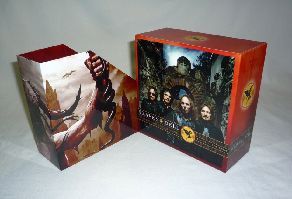 Heaven and Hell-Devil you know empty promo box for Japan mini lp ...