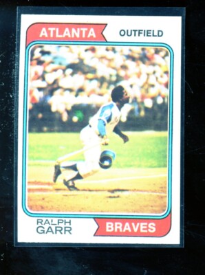 1974 TOPPS #570 RALPH GARR BRAVES NMMT E023372 | eBay