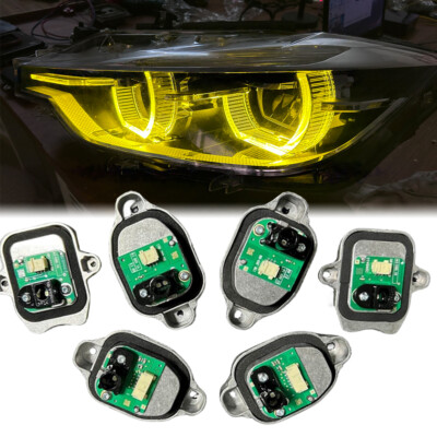 6X LCI Yellow LED DRL module For 2015-2019 BMW 320i 328i 330i F30 ...