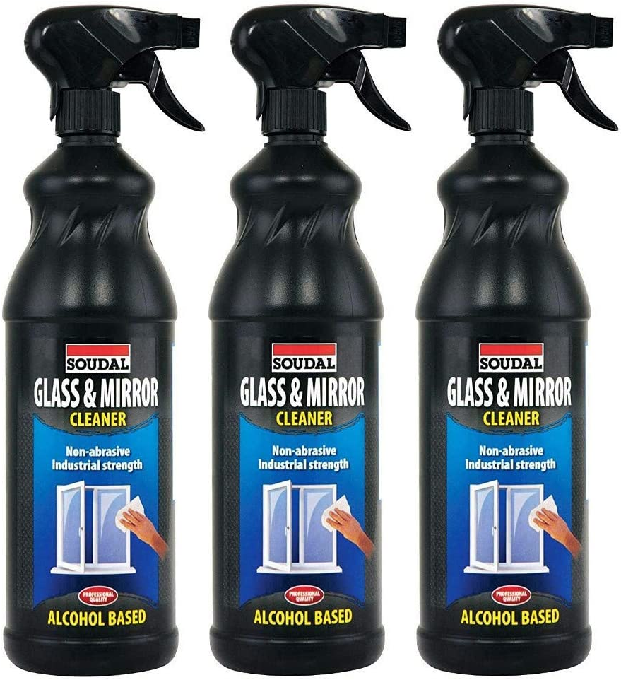Soudal Professional Glass and Mirror Cleaner Non-Smear Formula 1 Litre ...