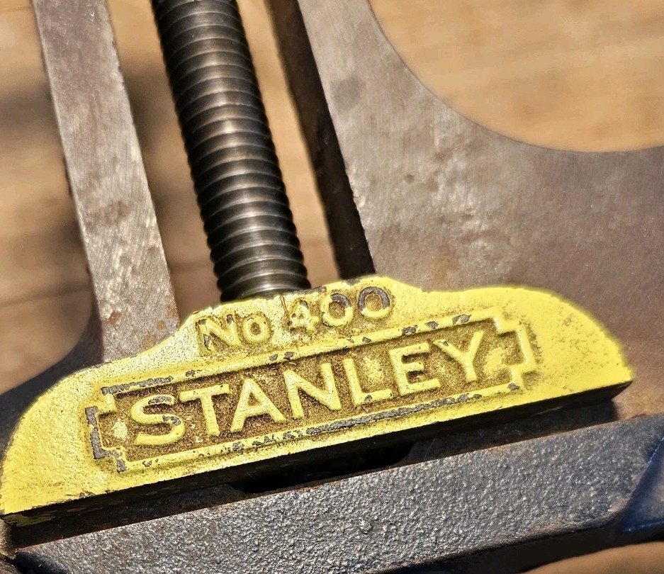 Vintage STANLEY #400 Frame Vise Tilting Swivel Miter CAST IRON Vise ...