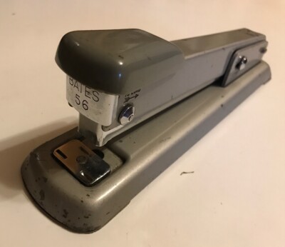 Vintage Bates 56 Metal Stapler USA Made by The Bates Mfg Co. | eBay
