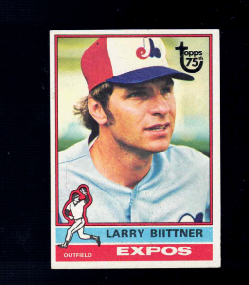 1976 Topps Set Break #238 Larry Bittner Ex Mt Topps 75th Anniv. Buyback ...